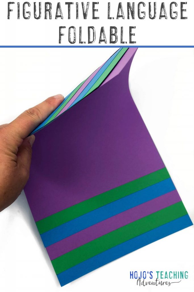 Figurative Language Foldable - HoJo's Teaching Adventures, LLC