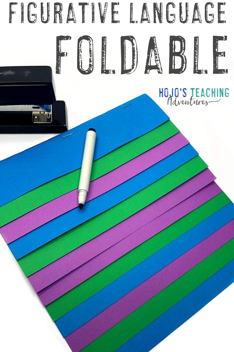 Figurative Language Foldable - HoJo's Teaching Adventures, LLC