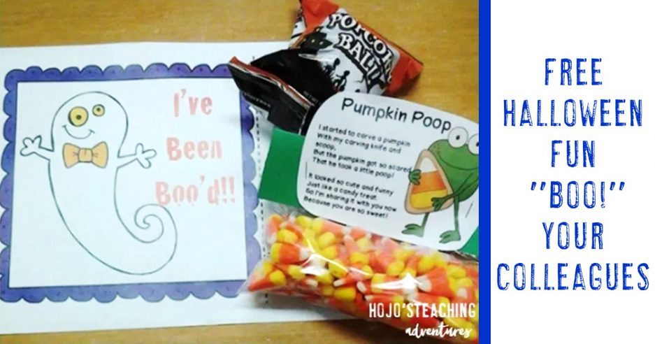 Boo Activity: "BOO" Your Colleagues This Halloween! - Hojo's Teaching