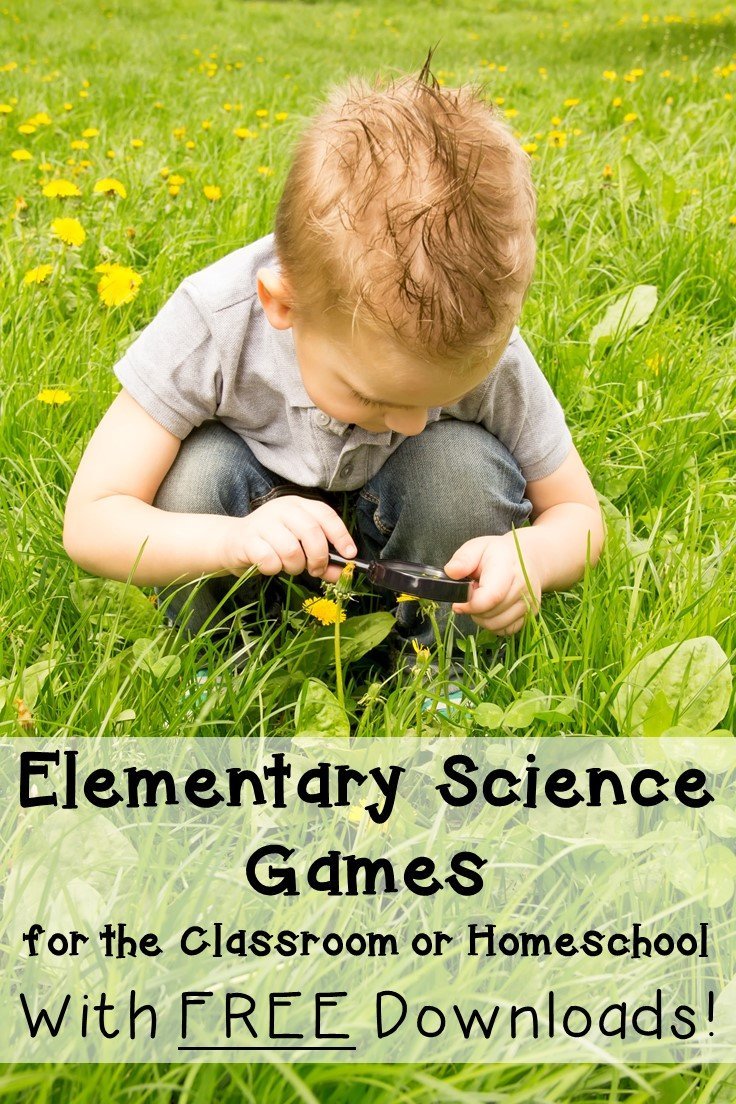 Elementary Science Games for the Classroom OR Homeschool - Hojo's