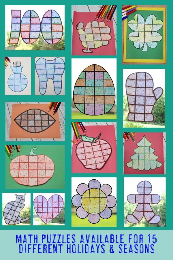 Math Puzzles for Elementary Students - HoJo's Teaching Adventures, LLC