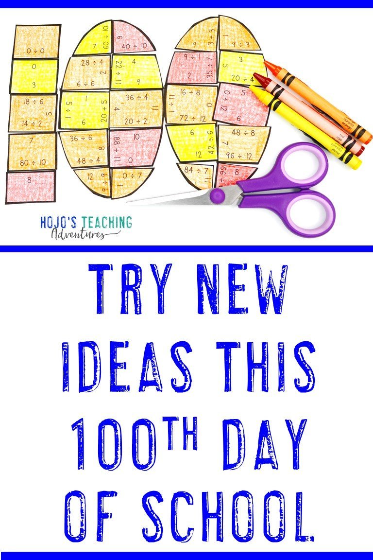 Day 100 Ideas & Activities for Elementary Kids - HoJo's Teaching ...