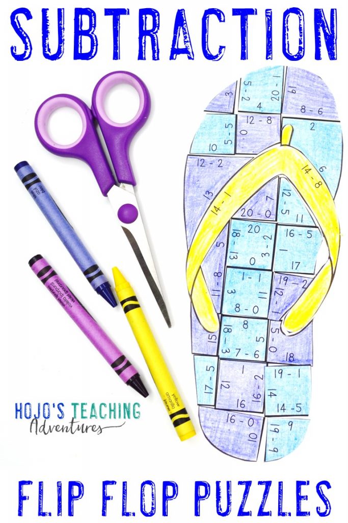 Flip Flop Activities for Kids - HoJo's Teaching Adventures, LLC