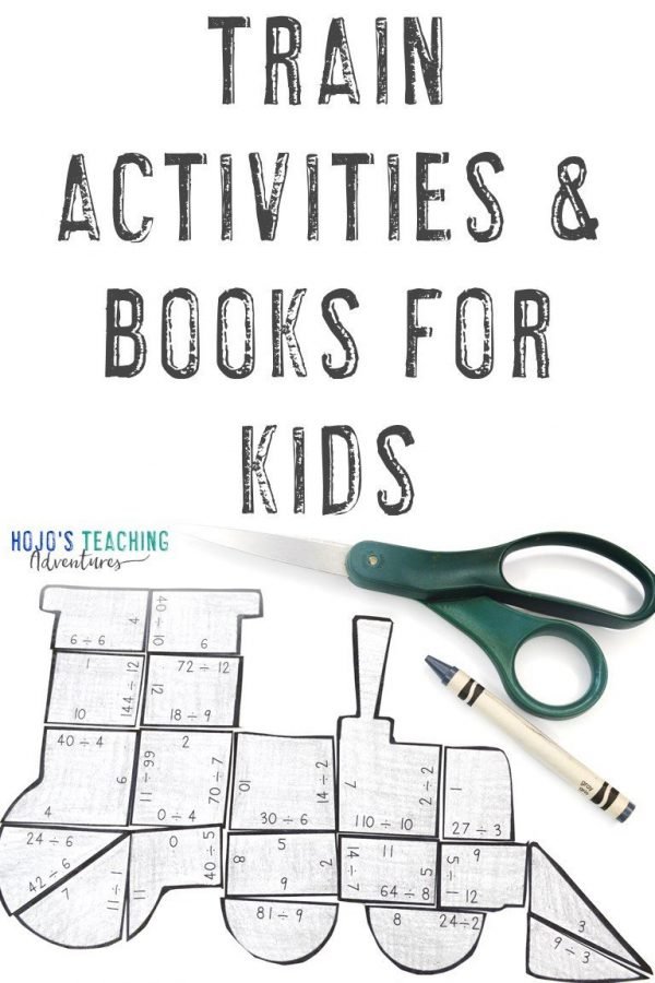 Train Activities for Kids And MORE Ideas Too! - Hojo's Teaching