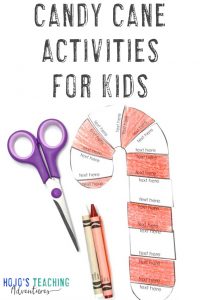 Candy Cane Activities For Kids - HoJo's Teaching Adventures, LLC