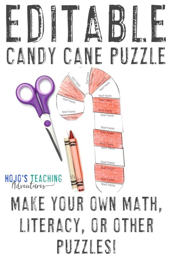 Candy Cane Activities For Kids - HoJo's Teaching Adventures, LLC