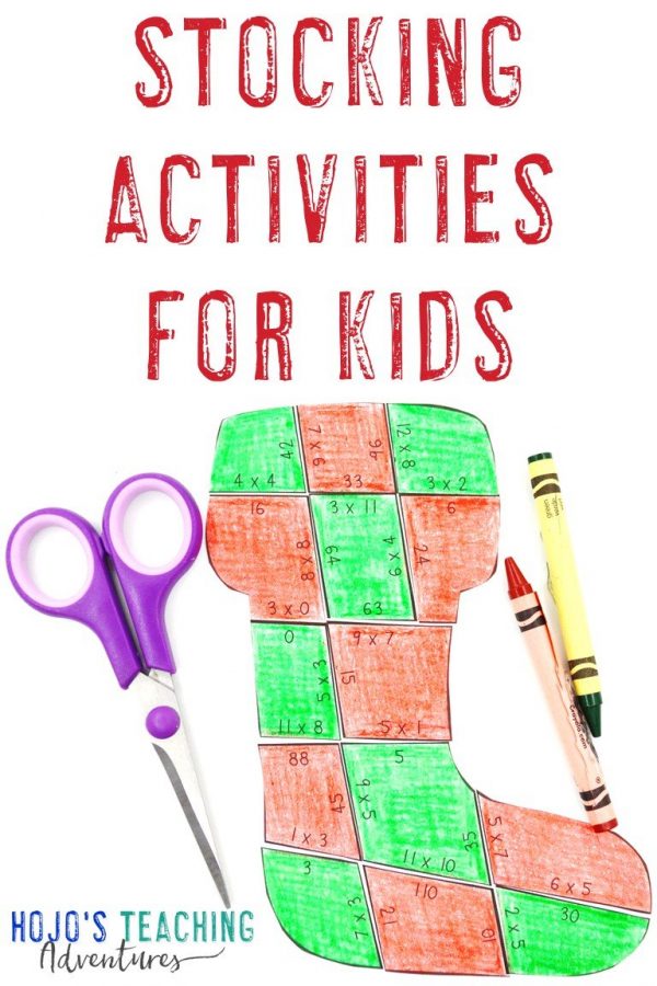Stocking Activities for Kids Plus Great Book Ideas! - HoJo's Teaching ...