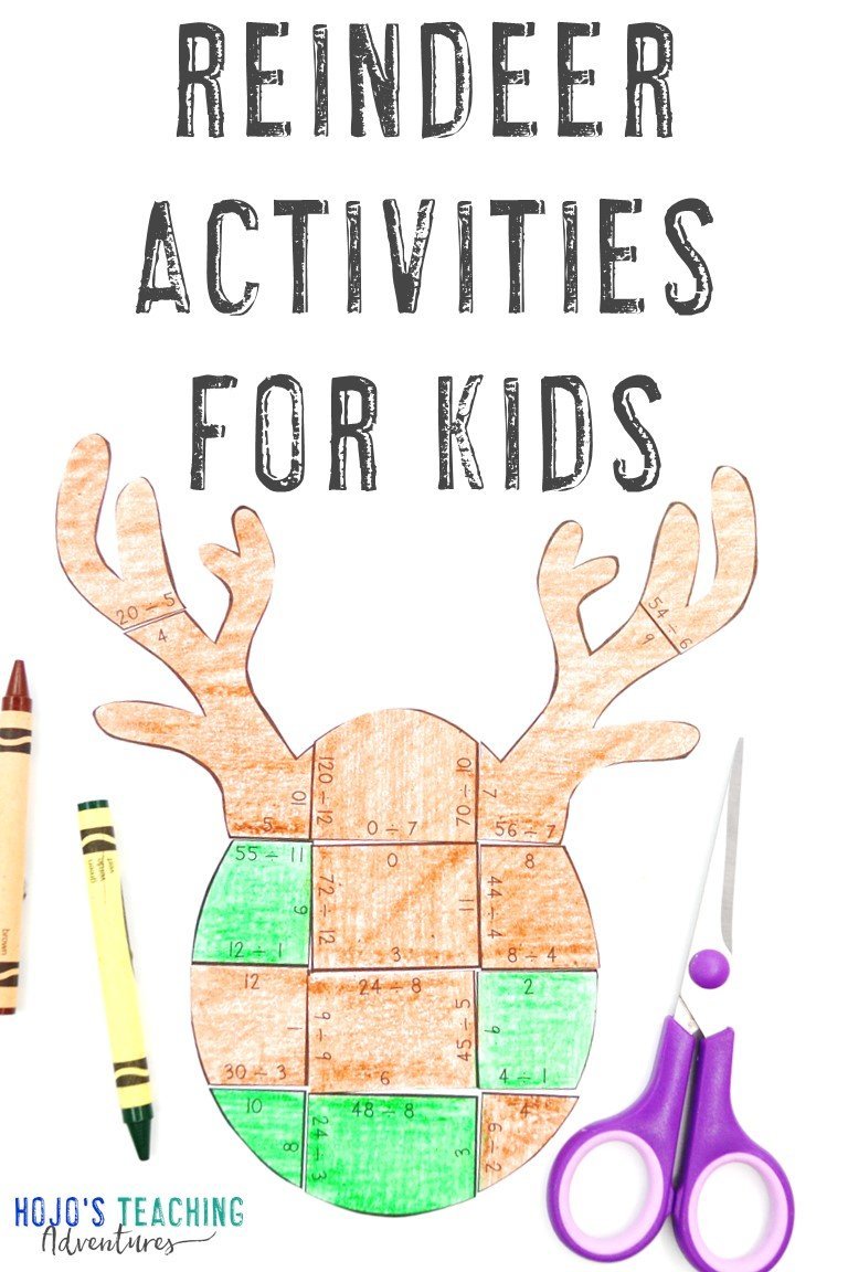 Reindeer Activities for Kids + Great Book Ideas! - HoJo's Teaching ...