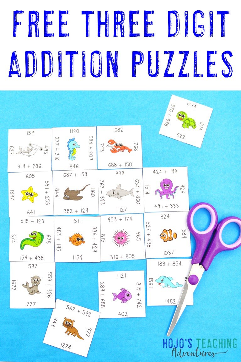 FREE Magic Square Puzzles - HoJo's Teaching Adventures, LLC