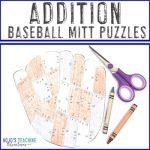 ADDITION Baseball Math Game - Math Supplement for a Sports Classroom ...