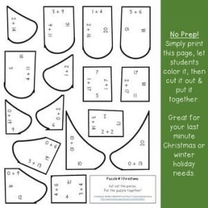 ADDITION Christmas Tree Craft | Christmas Activities for Google Slides ...