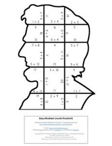 ADDITION President's Day Math Games or Centers | Abraham Lincoln ...