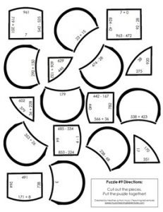 Adding and Subtracting Within 1000 Flower Puzzles - HoJo's Teaching ...