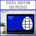 ADDITION Egg Puzzles | Easter Math Centers, Activities, or Fact Fluency ...