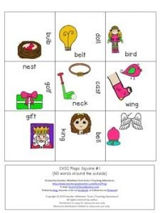 CVCC Words Literacy Center Game, Activities, or Worksheet Alternatives ...