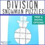 DIVISION Build a Snowman Math Activity | Make a Christmas Bulletin ...