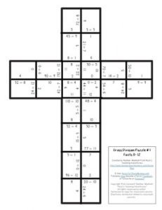DIVISION Cross Puzzles | Great for a Religious or Christian Bulletin ...