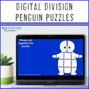 DIVISION Penguin Activities | FUN Winter Math Centers, Games, or ...