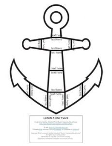 EDITABLE Anchor Puzzle | Create your own FUN Ocean or Boat Crafts or ...