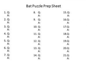 EDITABLE Bat Activity or Nocturnal Animals Game for ANY Topic (Create ...