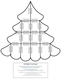 EDITABLE Christmas Tree Activities | Make Your Own Math or Literacy ...