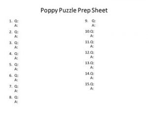 EDITABLE Poppy Template | Use for Memorial Day Distance Learning ...
