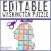 EDITABLE President Washington Puzzle - Create your own Constitution Day ...