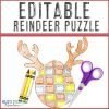 EDITABLE Reindeer Activities - Make your own Math, Literacy, or Other ...