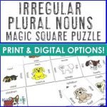 Irregular Plural Nouns Worksheet Alternative: Distance Learning Google ...