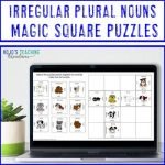 Irregular Plural Nouns Worksheet Alternative: Distance Learning Google ...