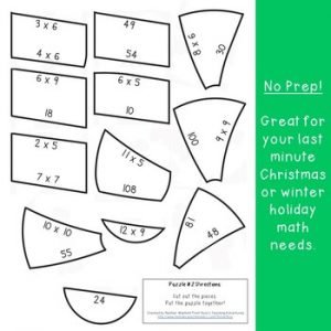 MULTIPLICATION Candy Cane Math | FUN Christmas Activities, Games, or ...