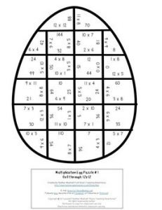 MULTIPLICATION Easter Math Centers, Games, or Activities - HoJo's ...