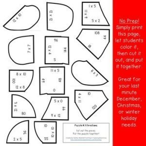 MULTIPLICATION Gingerbread Man Math Activities | December Morning Work ...