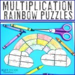 MULTIPLICATION Rainbow Math Facts | FUN Spring Activities - HoJo's ...