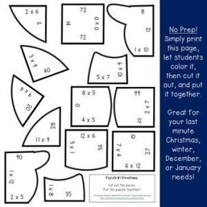MULTIPLICATION Snowman Math Activities | Winter Google Slides - HoJo's ...