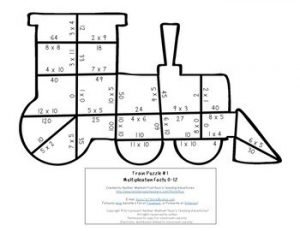 MULTIPLICATION Train Activity | FUN Polar Express Math Lesson, Game, or ...