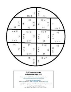 NO PREP Math Facts Puzzles: Addition, Subtraction, Multiplication ...