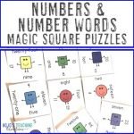 Numbers and Number Words 1-24 | Use for Distance Learning Math at Home ...