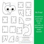 SUBTRACTION Halloween Math Worksheet Alternatives | Owl Moon Activity ...