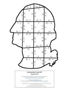 SUBTRACTION President's Day Math Activities | Constitution Day Math ...