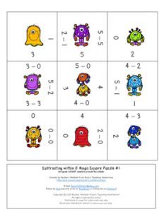 Subtract Numbers 0-5 Digital Math Activities: Google Classroom Distance ...