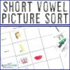 TWO Short Vowel Pictures Sorts | Send home in Distance Learning Packets ...