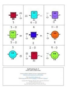 Use for Subtraction Distance Learning Packets | Basic Facts Games ...