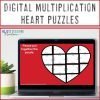 MULTIPLICATION Heart Puzzles - Valentine's Day, Mother's Day ...
