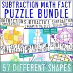 NO PREP Math Facts Puzzles: Addition, Subtraction, Multiplication ...
