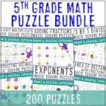 5th Grade Math Bundle - HoJo's Teaching Adventures, LLC