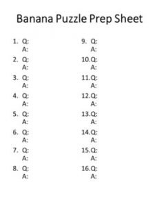 Editable Banana Puzzle - HoJo's Teaching Adventures, LLC