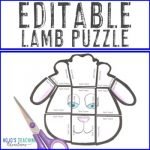 Editable Lamb Puzzle - HoJo's Teaching Adventures, LLC