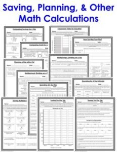 Planning A Trip Real Life Math - HoJo's Teaching Adventures, LLC
