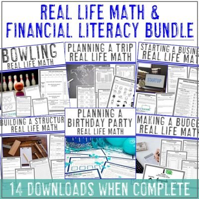 Real Life Math and Financial Literacy Bundle - HoJo's Teaching ...